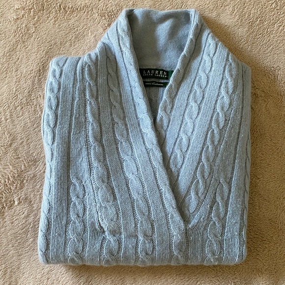 Lauren Ralph Lauren | Sweaters | Lauren Ralph Lauren Womens Light Blue ...
